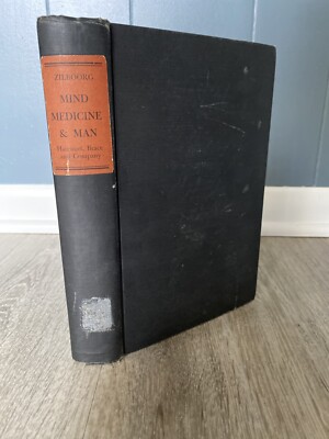MIND MEDICINE and MAN Gregory Zilboorg 1st ed ex Libris Department of ...