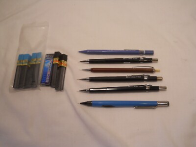 Vintage Pentel Mechanical Pencils Made in Japan p205,pd345,a125,ps350 ...
