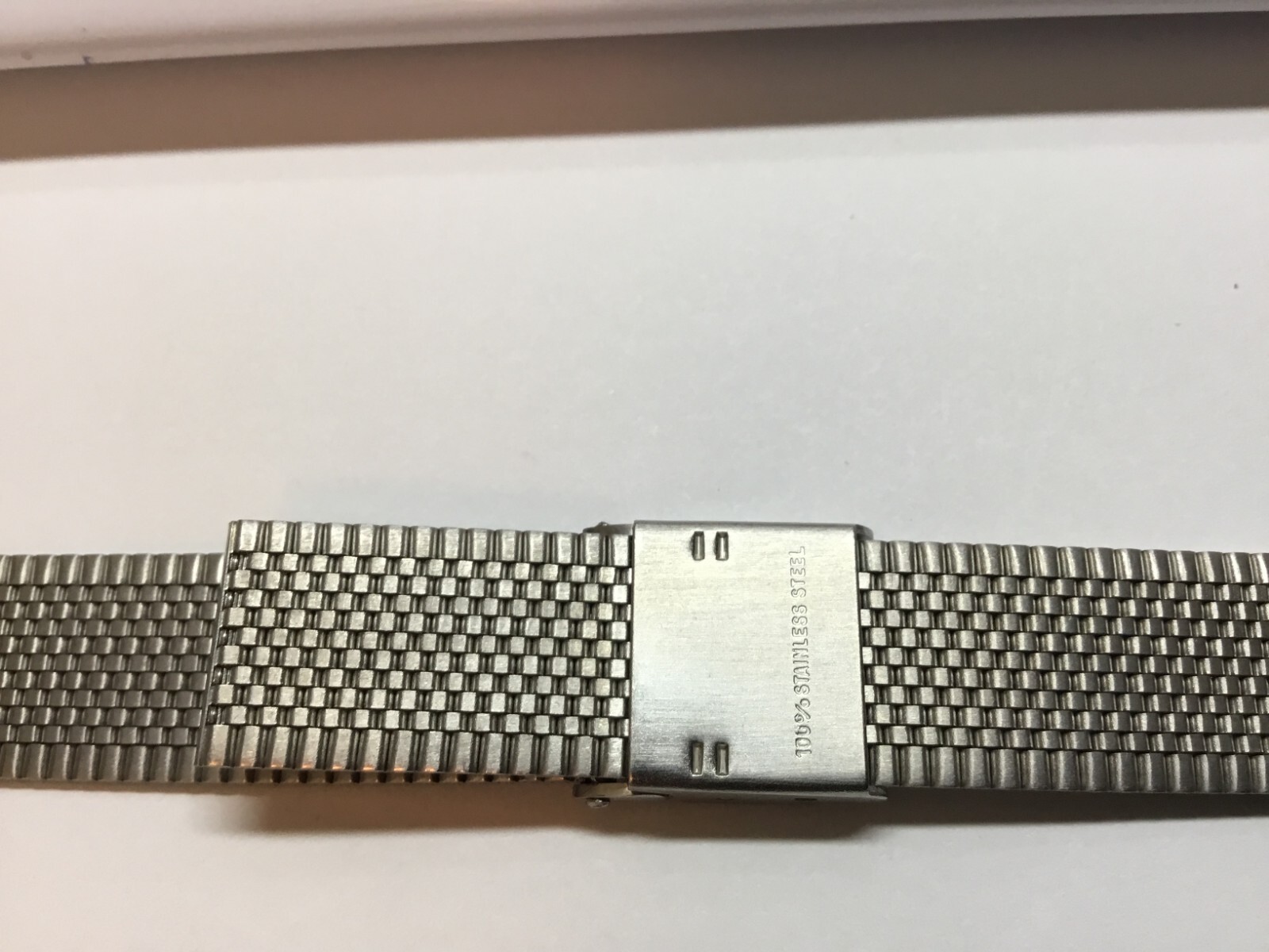 VINTAGE 100% STAINLESS STEEL HADLEY- ROMA WATCH BAND MB5466W | eBay