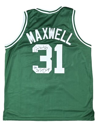 Boston Celtics Cedric Maxwell signed Custom Jersey w/Beckett Cert | eBay