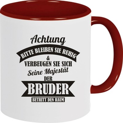 Kaffeepott, Achtung Bitte bleiben Sie ruhig und verbeugen sie sich ...