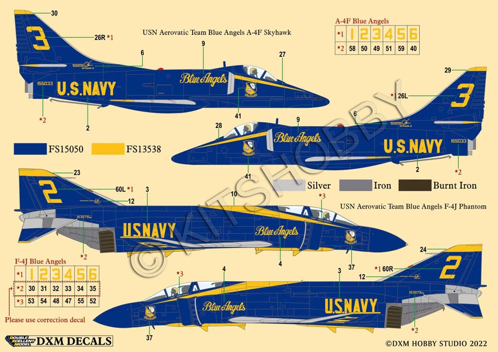 Us Navy Phantoms Decals
