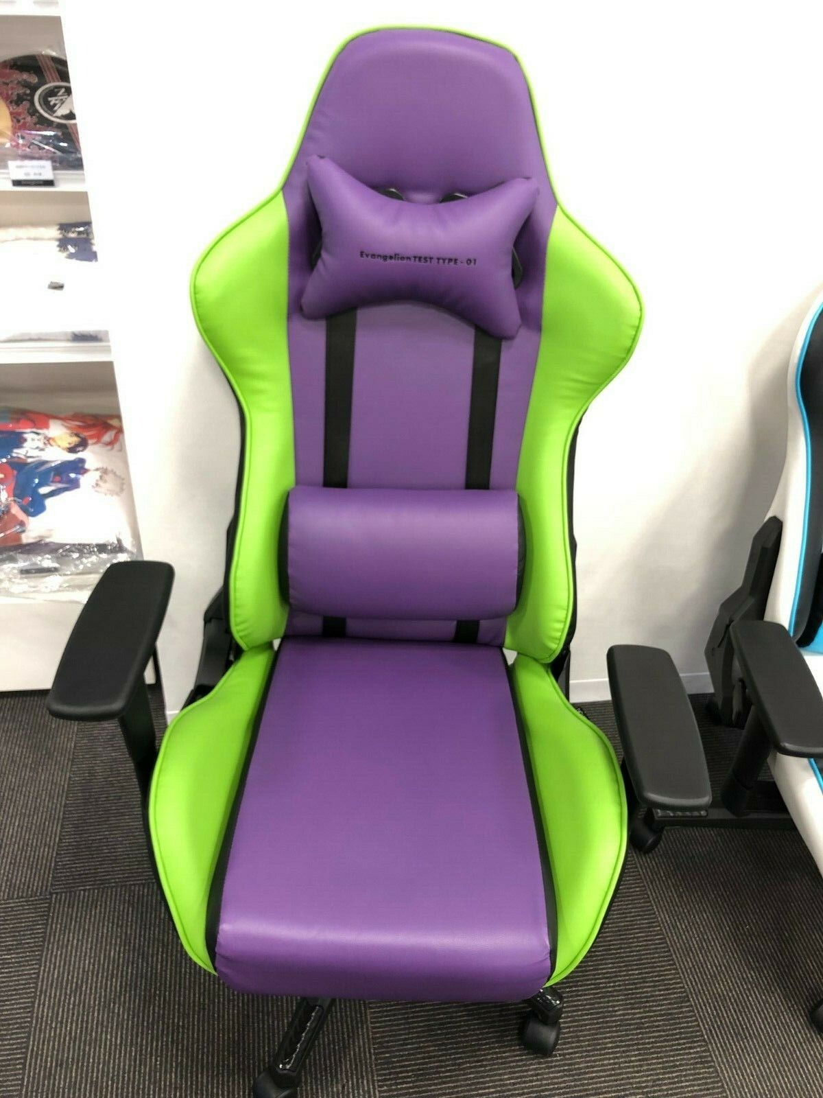 NEON GENESIS EVANGELION Office Computer Desk Executive Gaming Chair EVA ...