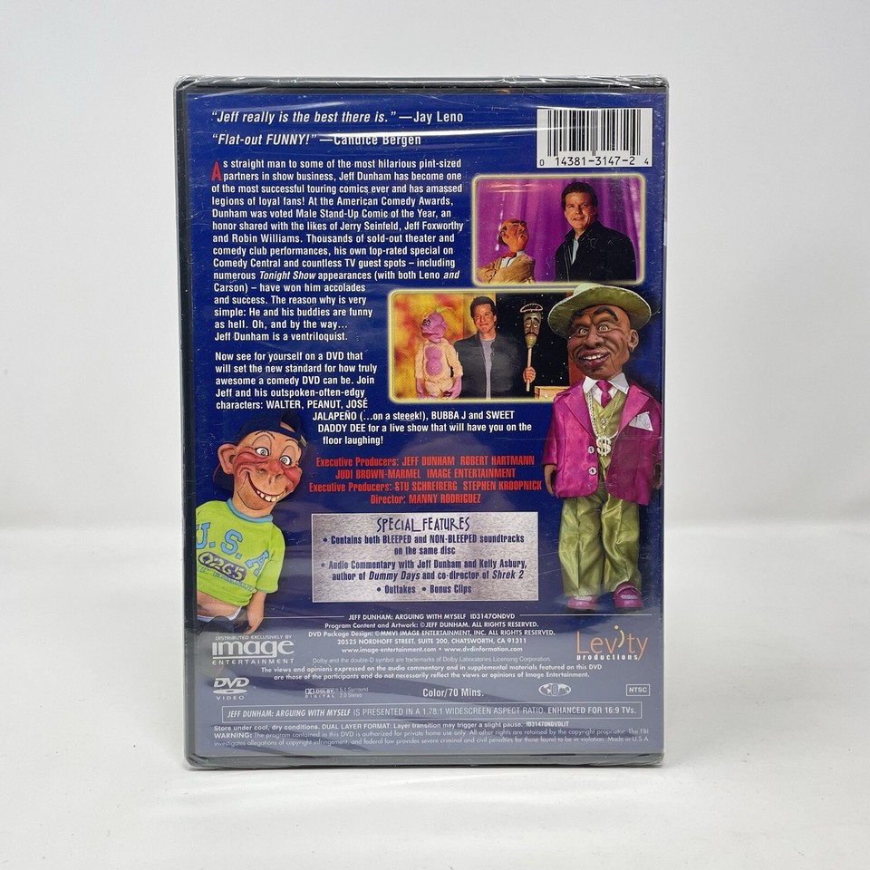 Jeff Dunham - Arguing With Myself (DVD, 2006) Ventriloquist - Comedy ...