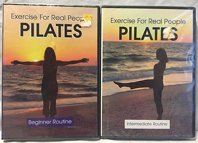 2 Exercise for Real People Pilates DVD lot beginner intermediate Meleah ...