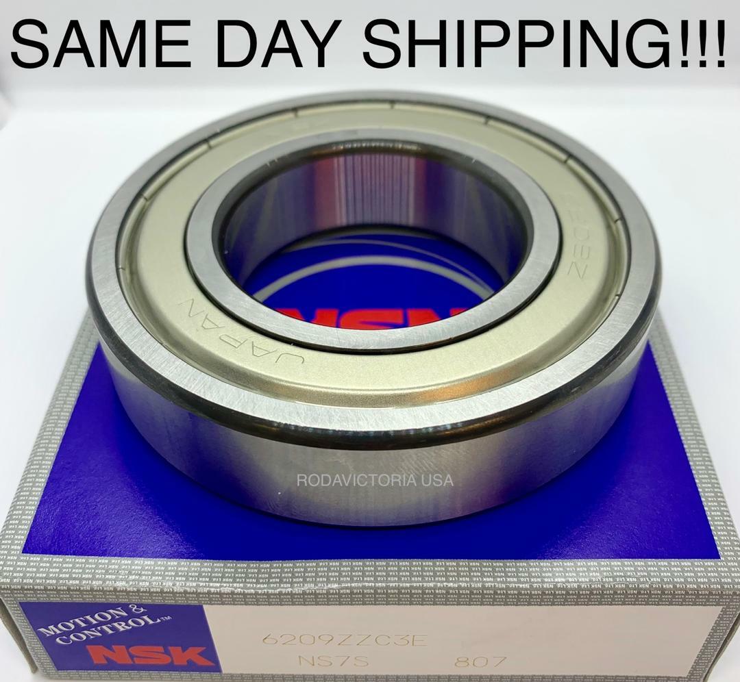 NSK 6209 ZZ C3 E Deep Groove Radial Ball Bearing 45x85x19mm SAME DAY ...