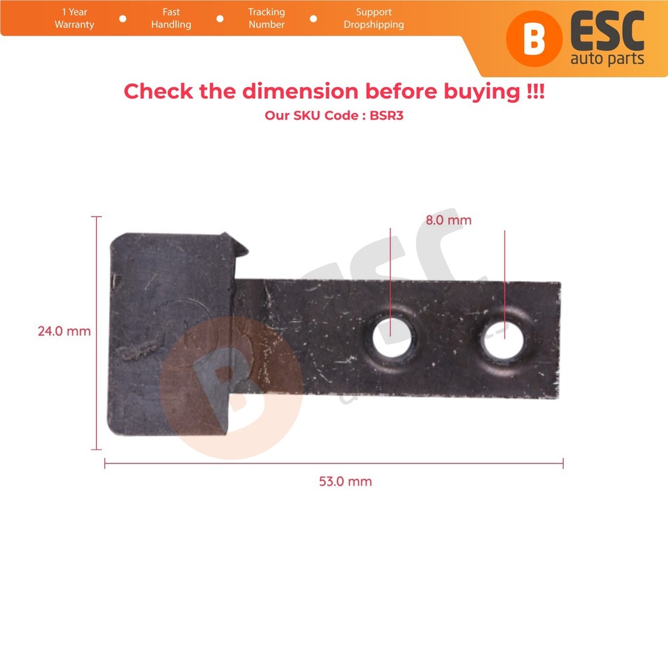 ESR3 Sunroof Shade Slider Clip Handle Lever for BMW E46 :54138246027 ...