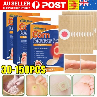 30-150Pcs Corn Remover Pads, Wart Remover, Foot Corn Remover Patch,Corn ...