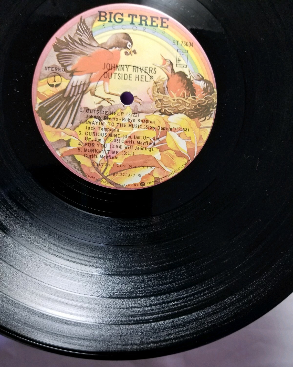 Johnny Rivers - Outside Help - Tested Vinyl LP Record Album Rock Music ...