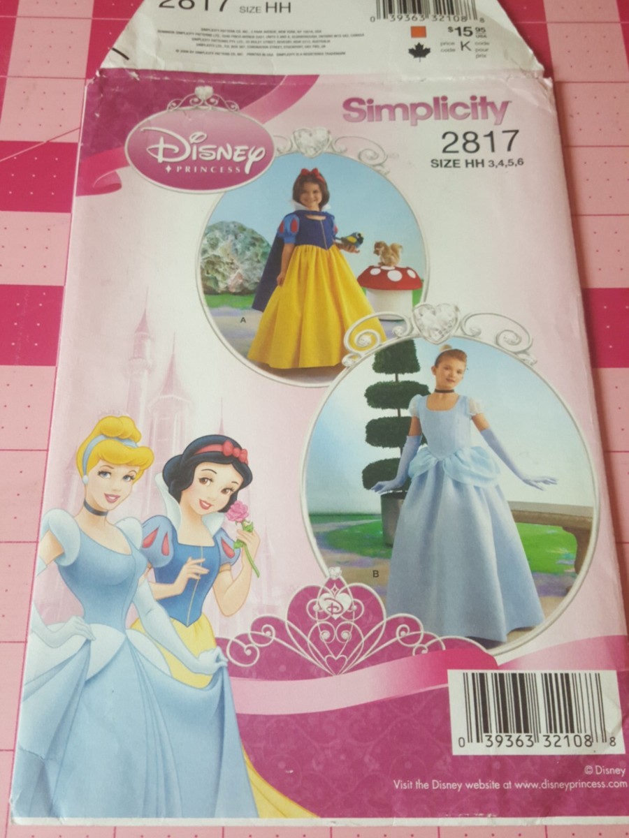 Disney Princess Costume Patterns For Sewing Simplicity 9382 Adult