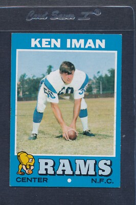 1971 Topps #068 Ken Iman Rams EX/MT *2704 | eBay
