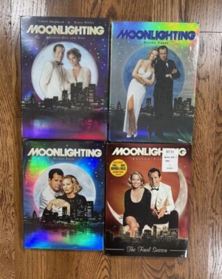 Moonlighting Complete Set Series 1 2 3 4 5 Season Bruce Willis Lot OOP ...