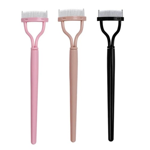 Beauty Makeup Eyelash Metal Brush Comb Lash Separator Mascara Lift Curl ...
