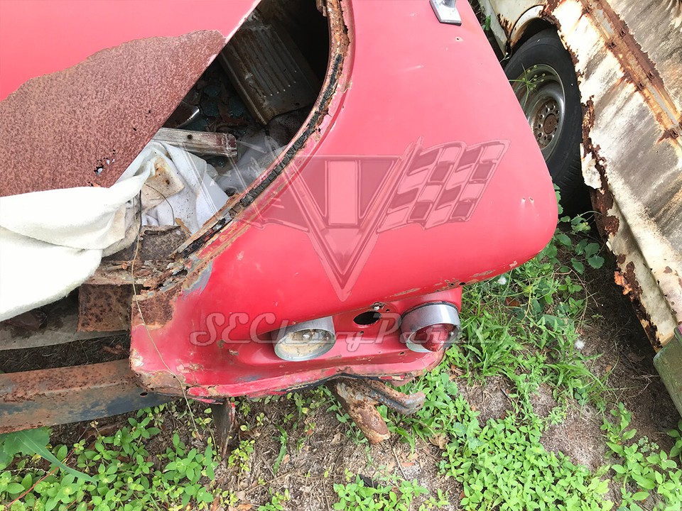 1958 Chevy Impala Rear Quarter Panel Taillight Section RIGHT USED | eBay