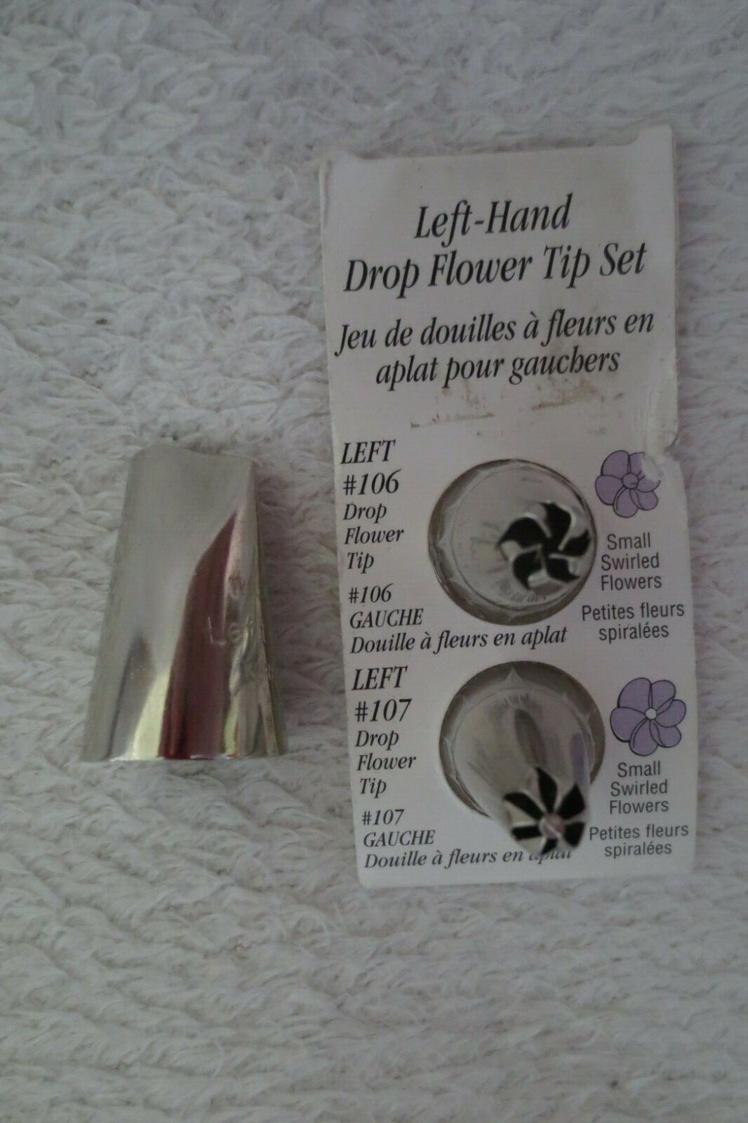 WILTON Cake DecoratingTips Left Handed 106 107 Petal 116 New | eBay