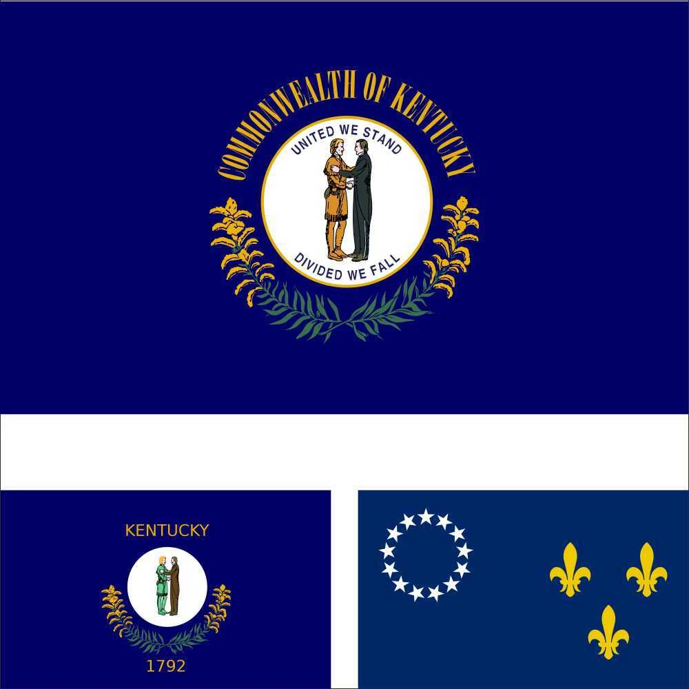 State Of Kentucky Flag