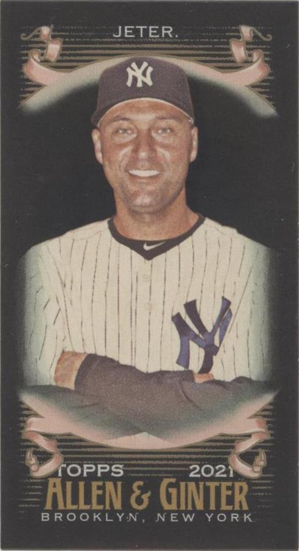 2021 Topps Allen & Ginter's X - Mini #133 Derek Jeter for sale online ...