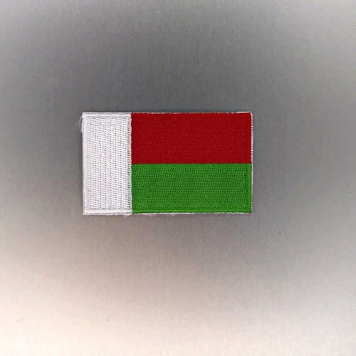 Madagascar Flag Patch — Iron On Badge Embroidered Motif — Madagascan World Mini | eBay Australia