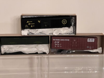 HO Scale Roundhouse [3] ACL L&N RAILWAY EXPRESS FREIGHT CAR Kits Lot 21 ...