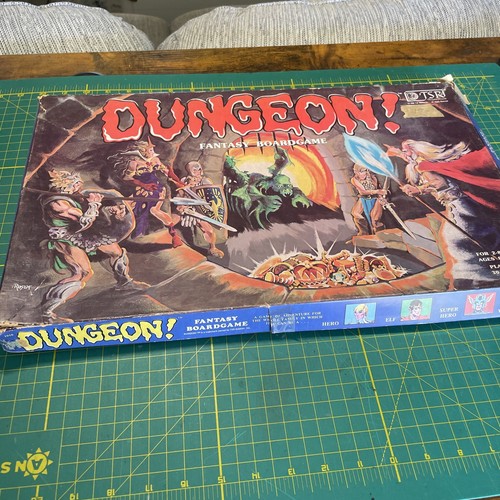 TSR Dungeon! Fantasy Board Game 1981 incomplete Monsters Wizards Heroes ...