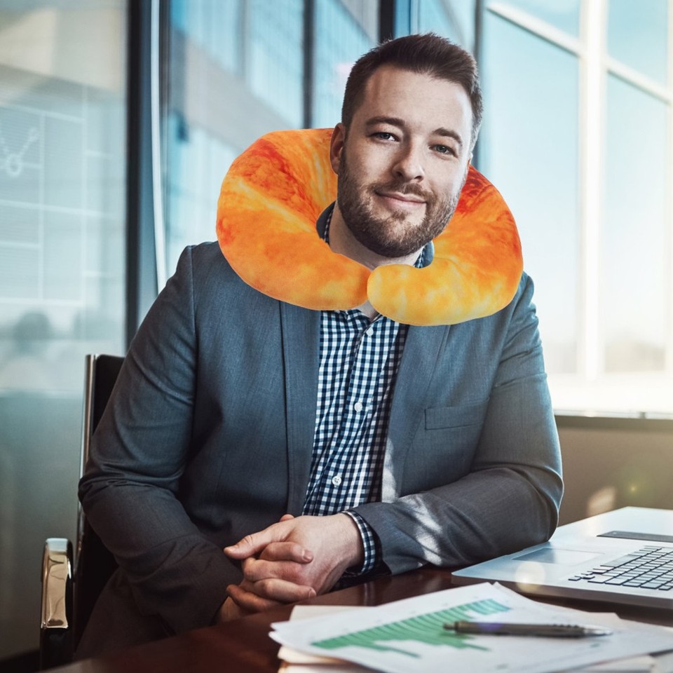 1Pc Cartoon Imitation Bread U Shape Pillow Neck Pillow Neck Cushion ...