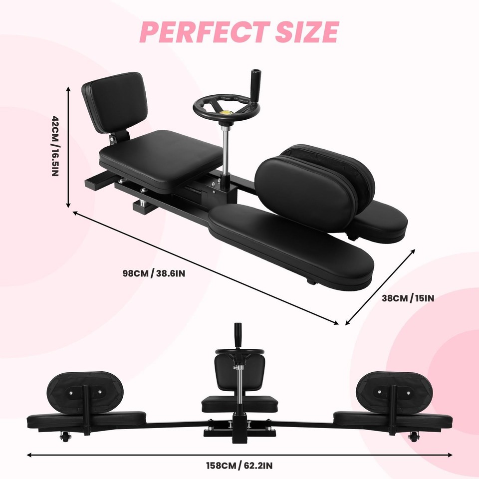 Hip Leg Stretcher Stretching Equipment Hip Machine Adjustable 0-180 ...