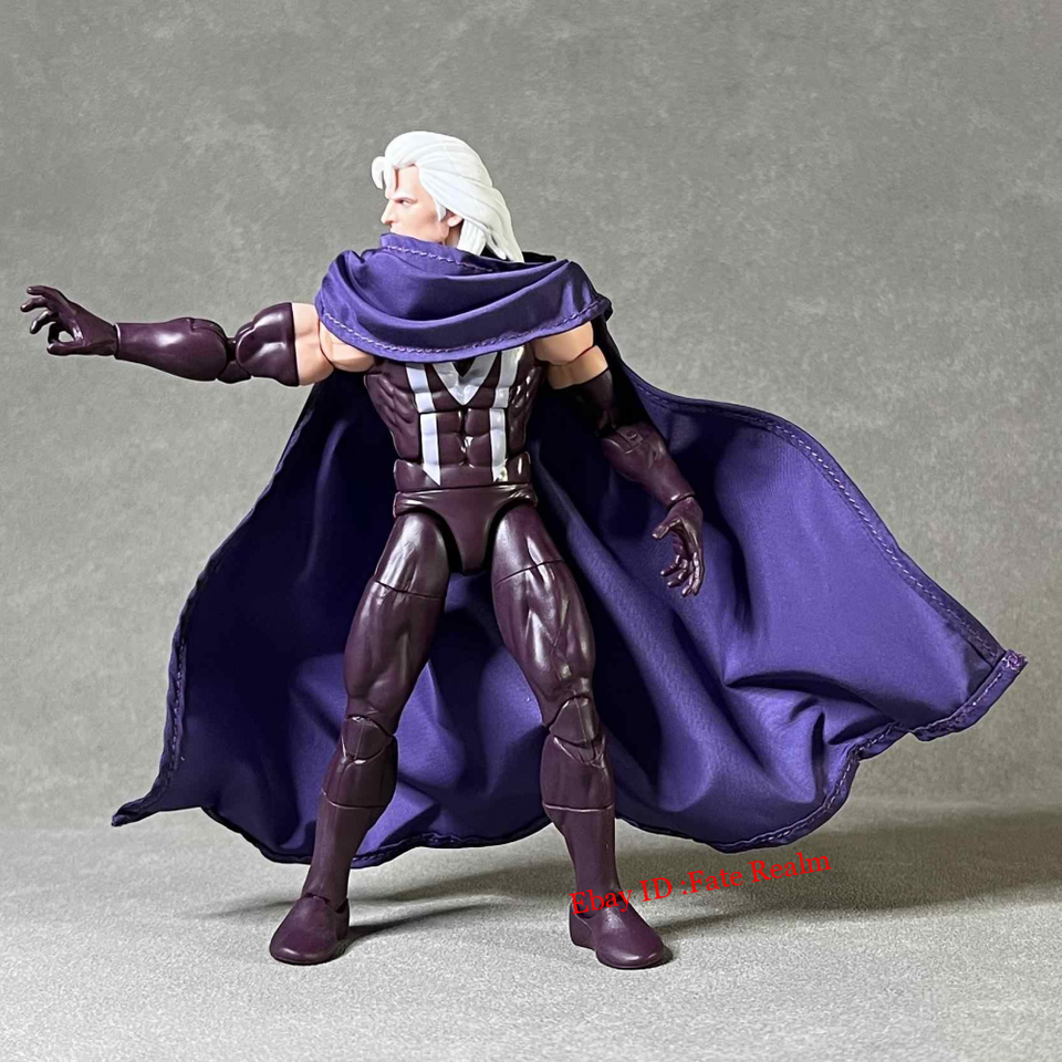 1/12 Custom Wired Cape Cloak For 6'' X-Men 97 Magneto Action Figure（No ...