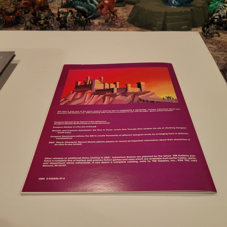 Keep on the Borderlands (Silver Anniversary Edition) NM AD&D - TSR 2nd ...