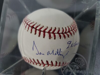 don mattingly signed baseball | eBay