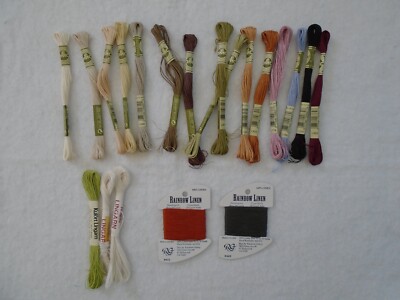 Lot of Linen Embroidery Floss | eBay