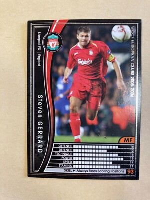Steven GERRARD #040 2005-2006 05-06 Panini WCCF Soccer Card SEGA | eBay.de