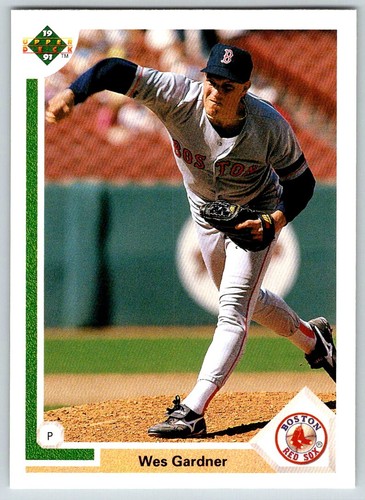 1991 UPPER DECK WES GARDNER BOSTON RED SOX #214 | eBay