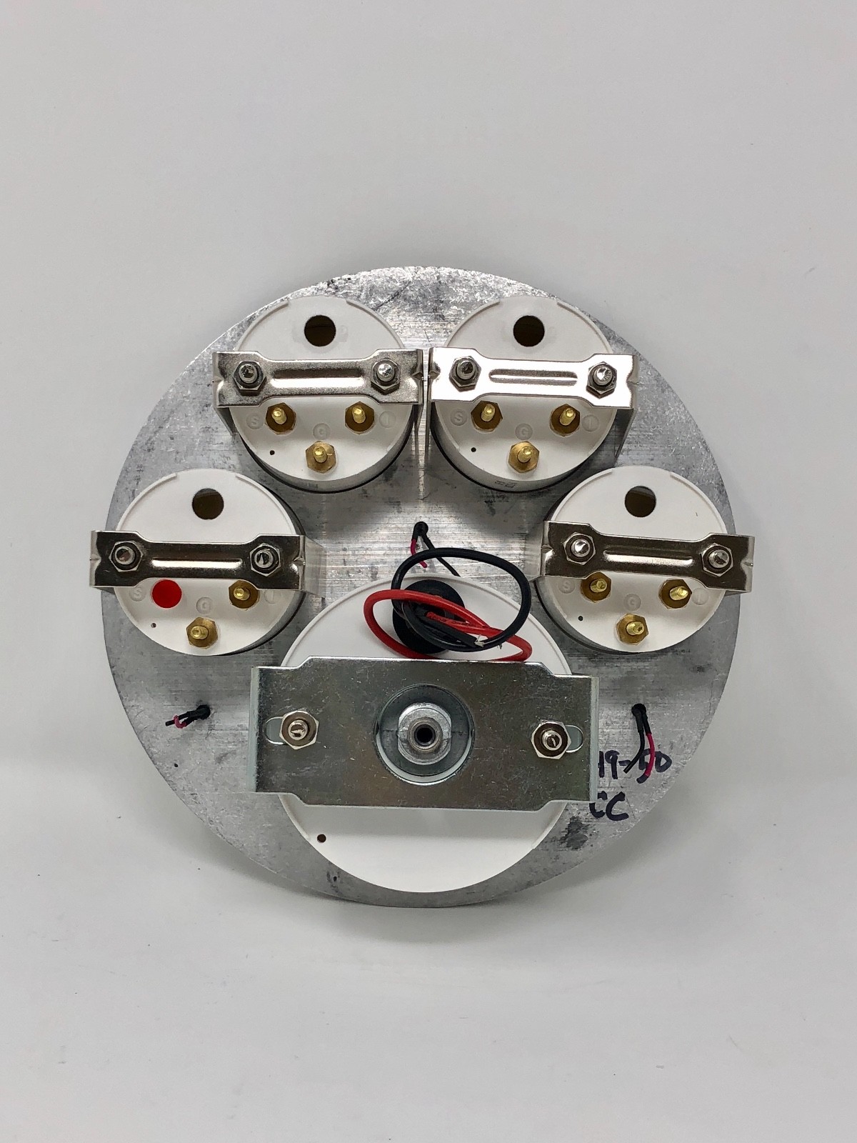 1949-1950 Chevy Car 5 Gauge Dash Panel Cluster Insert Mechanical Set ...