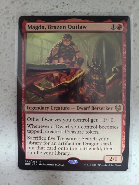MTG Magda, Brazen Outlaw Kaldheim 142/285 Regular Rare for sale online ...