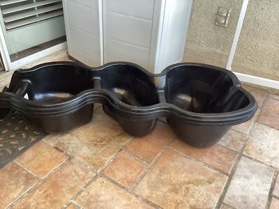 3 MacCourt Pond Liner Cascade Waterfall 9 Gallon Triple Bowls with 9 In ...