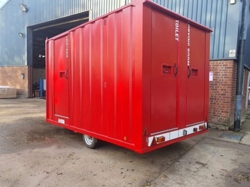 12ft Groundhog Mobile Welfare Unit -- Complete with 6kva generator ...