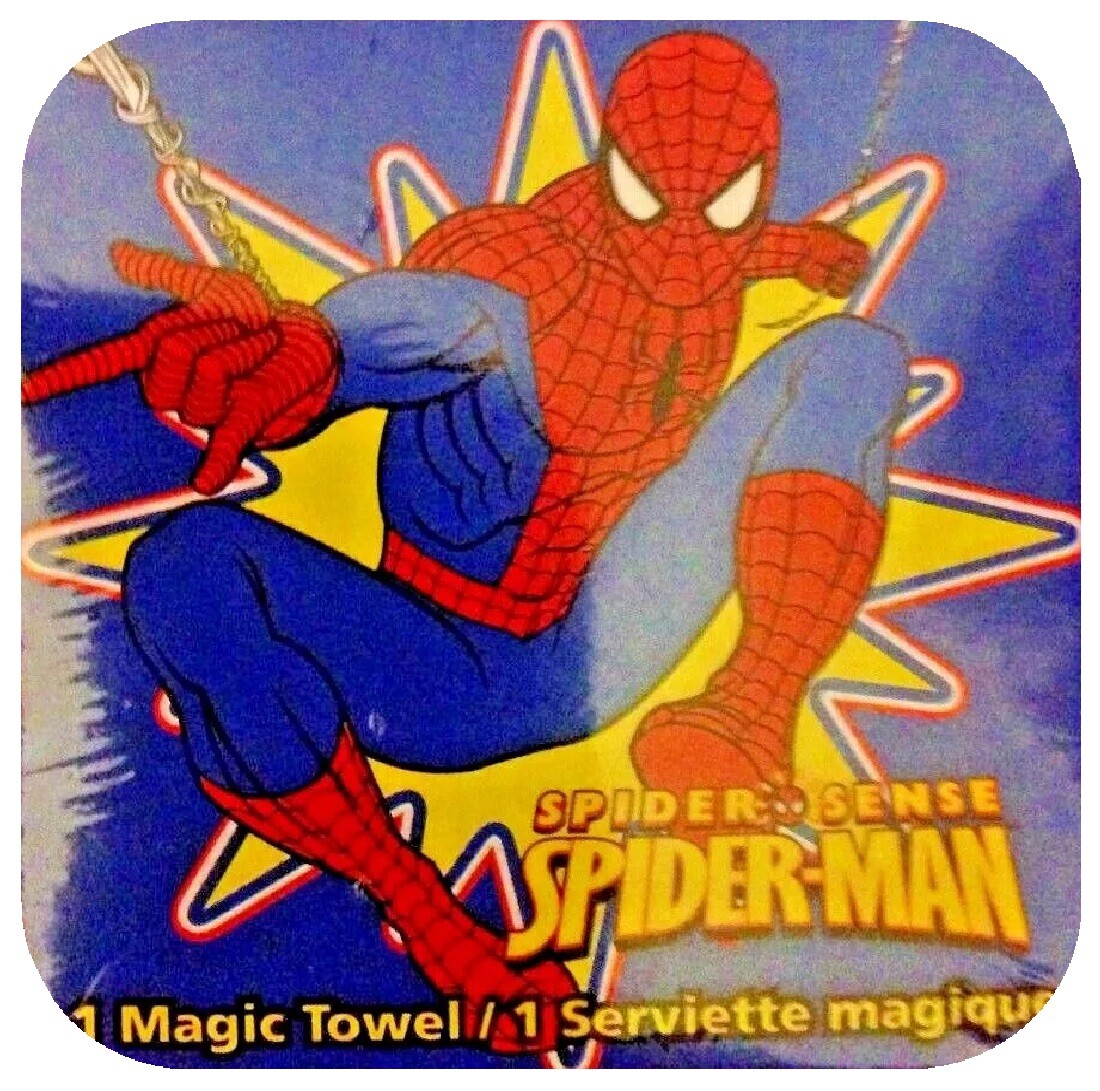 Marvel Ultimate Spider-Man Spidey 11" X 11" Magic Towel Disney ...