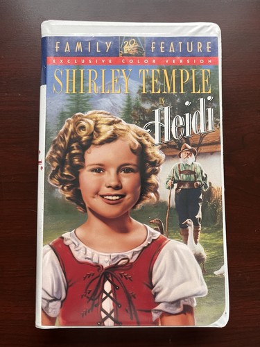 Heidi Shirley Temple Family Feature Exclusive Color Version VHS | eBay