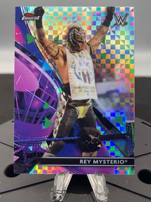 2021 FINEST WWE WRESTLING CARD REY MYSTERIO REFRACTOR #63 | eBay