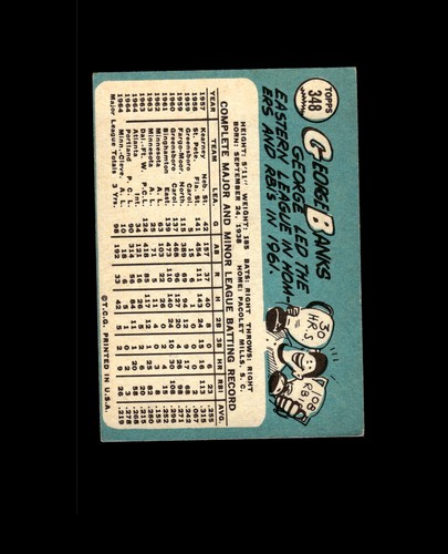 1965 Topps 348 George Banks VG #D1,400247 | eBay