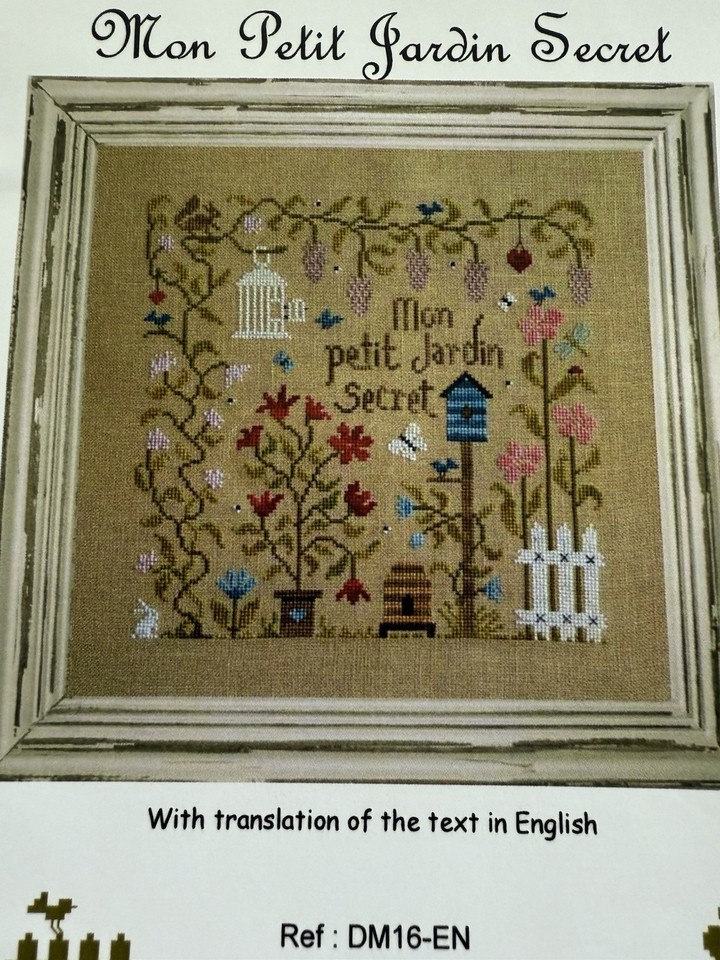 Jardin Privé Mon Petit Jardin Secret Counted Cross Stitch Pattern | eBay