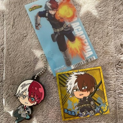 Todoroki My Hero Academia Keychain Card Character Used | eBay