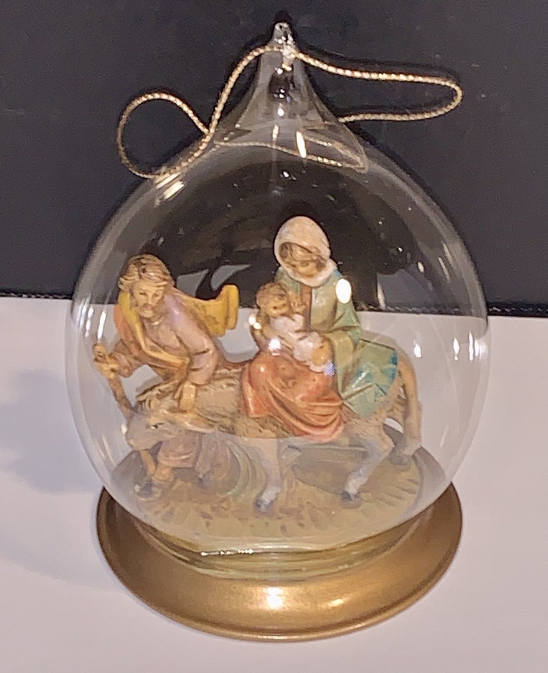 Fontanini Nativity Flight Into Egypt Holy Family Ornament Italy 1992 | eBay