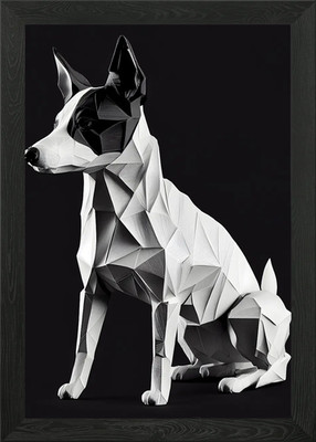 Basenji Framed Wall Art Poster Canvas Print Picture | eBay UK