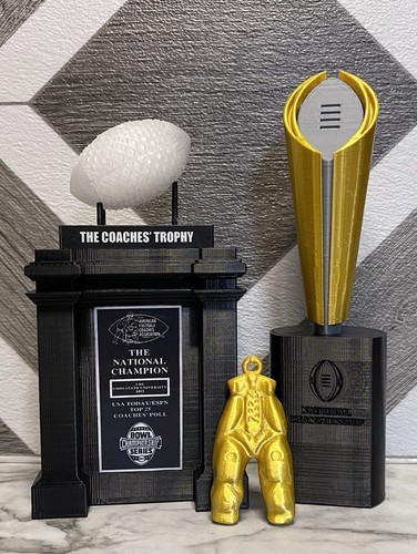 2025 Ohio State CFP/BCS Championship Trophy Gold Pants Collectible ...