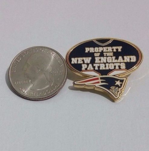 New England Patriots Property of Metal Lapel/Hat Pin - NFL Licensed | eBay