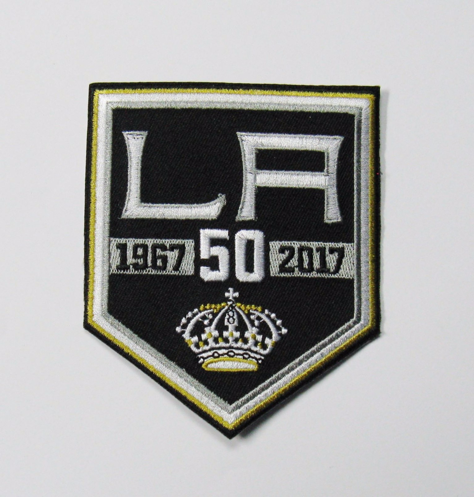LOT OF (2) HOCKEY L A KINGS 1967-2017 (50 YEAR) PATCH (4" X 3 1/4") ea ...