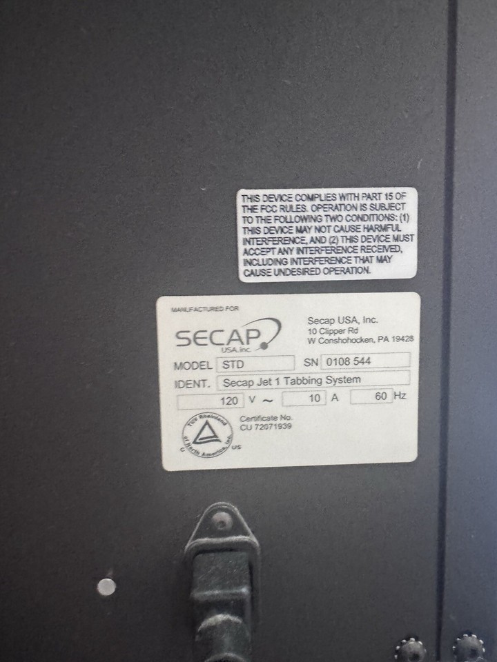 Secap Jet 1 Tabber | eBay