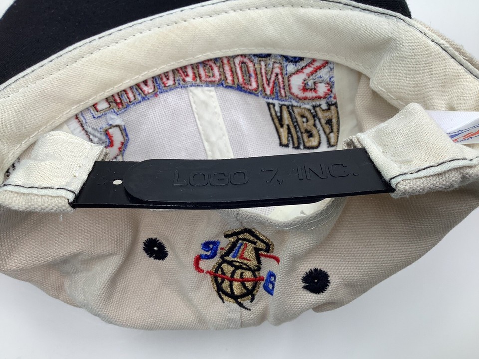 VINTAGE CHICAGO BULLS 1996 LOCKER ROOM SNAPBACK CHAMPIONSHIP HAT CAP ...