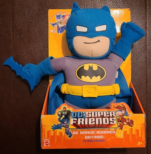 Retro Blue Batman DC Superfriends Be Brave Buddies Plush Figure 2007 ...